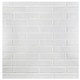 Merola Tile Brooklin Brick White 2-3/8" x 9-3/4" Porcelain Floor and Wall Tile - Bed Bath ...